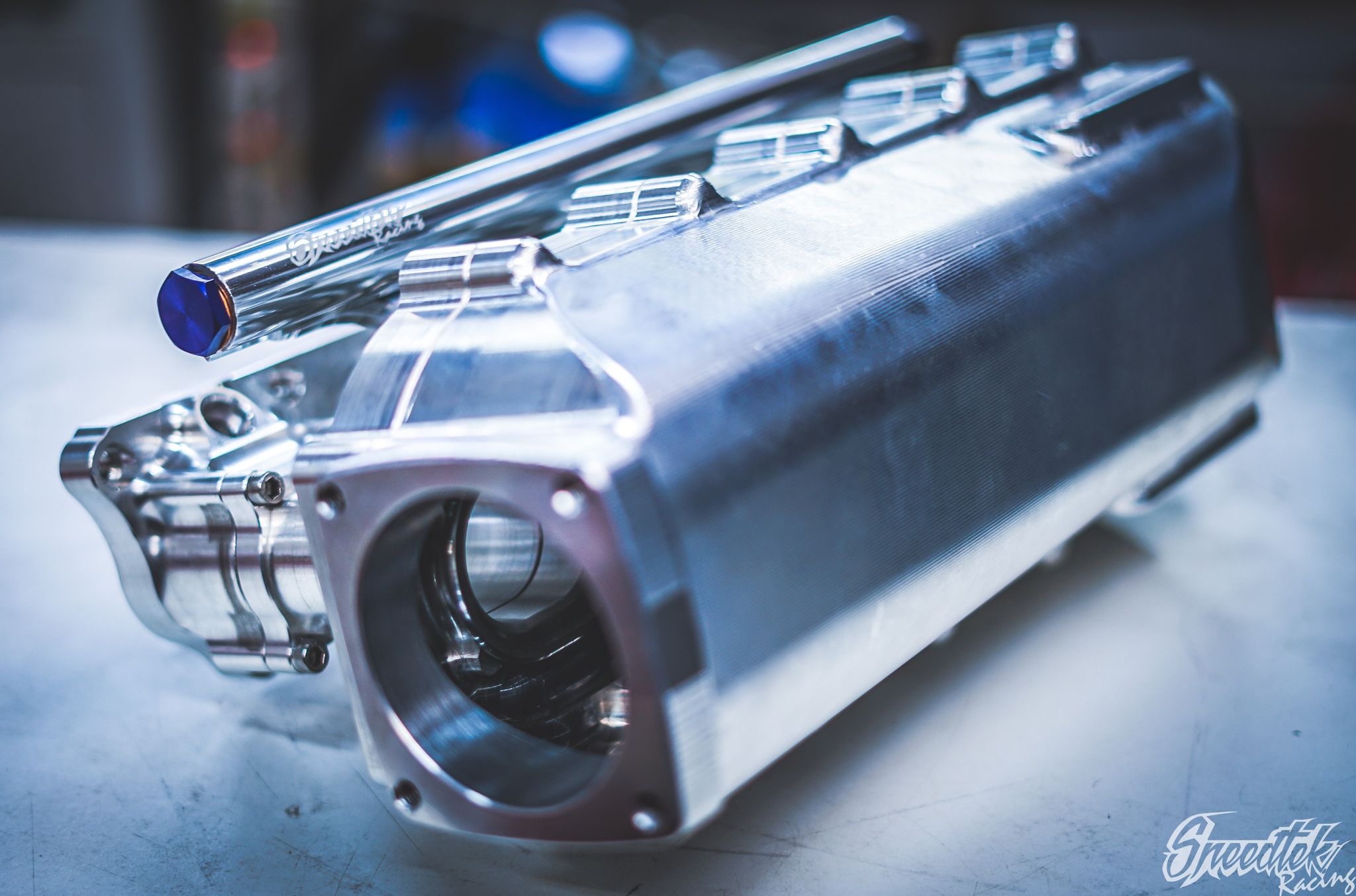 Speed Tek Auto Racing ホンダ K24 ビレットインテークマニホールド CNC RWD FWD Vtec V-TEC C ...